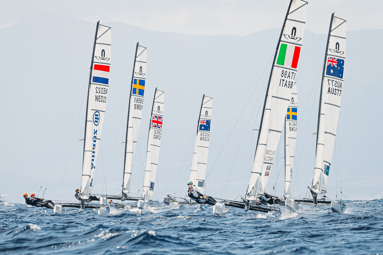 Australia moves up to challenge for a place in the Nacra 17 final ...